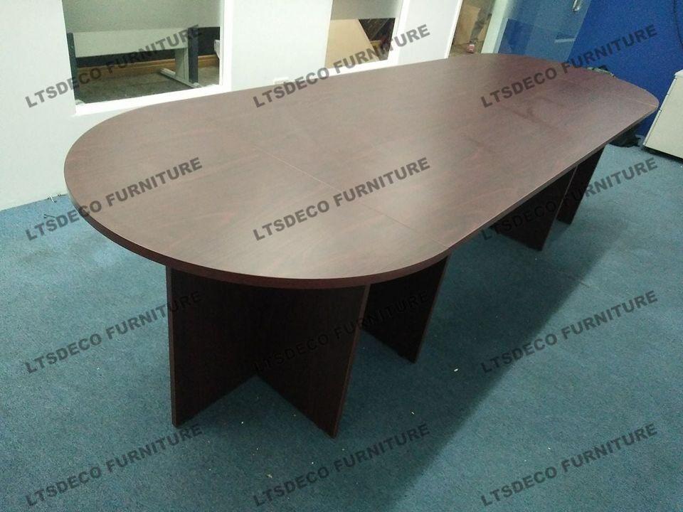 Customize Conference/Meeting Table, Oval Shape in Laminated Top & Leg ...