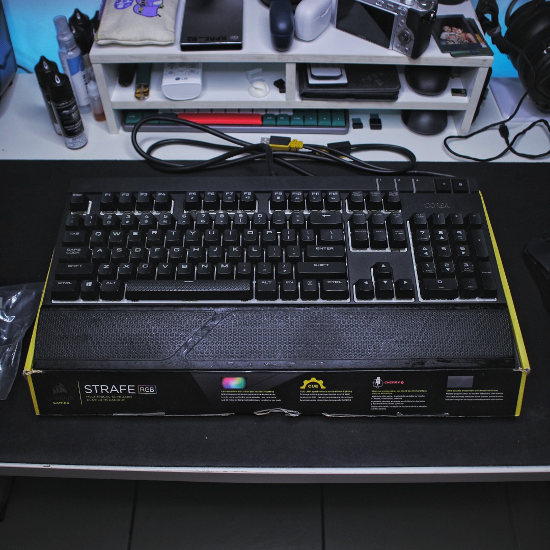 DEFECTIVE Corsair Strafe RGB, Computers & Tech, Parts & Accessories, Computer Keyboard on Carousell