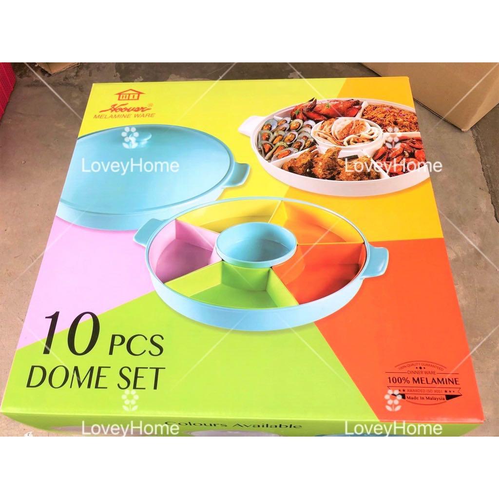 Dome set rotating bekas kuih raya, Furniture & Home Living, Kitchenware ...