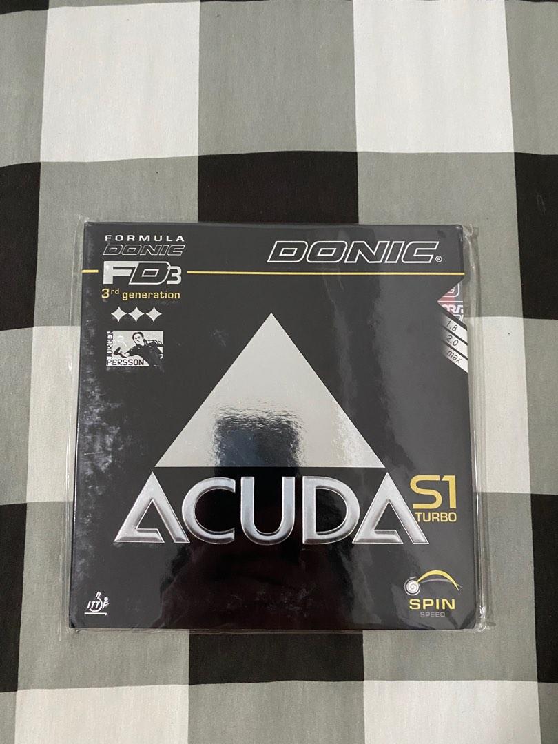 Donic Acuda S1 Turbo Brand New Red Table Tennis Rubber, Sports ...