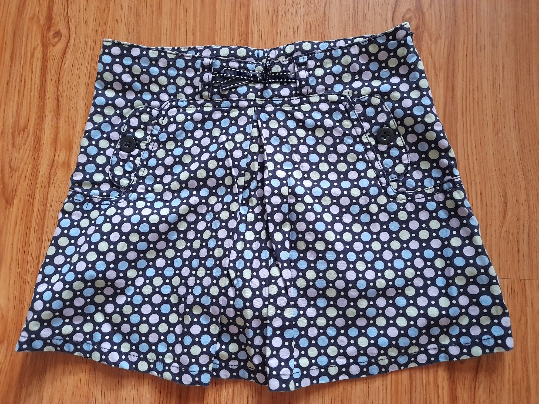 Dotted shorts skirt, Babies & Kids, Babies & Kids Fashion on Carousell