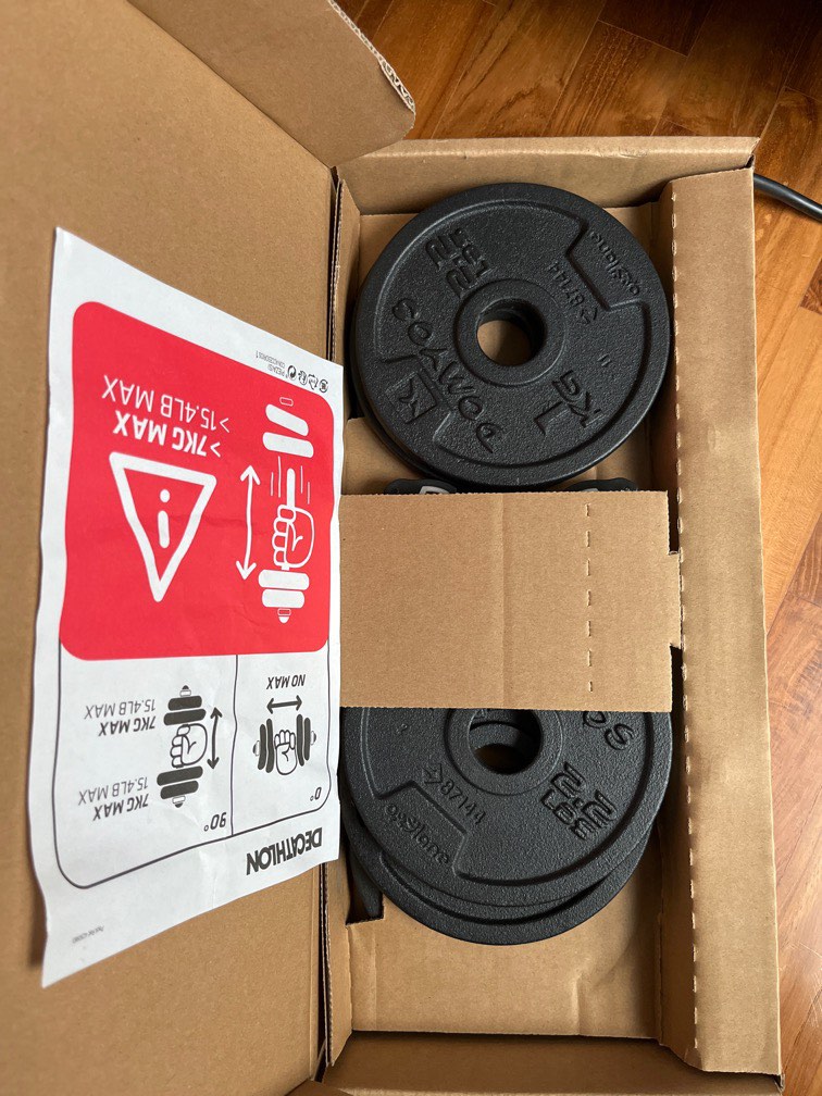 dumbbell set 10kg kit, Sports Equipment, Exercise & Fitness, Weights ...