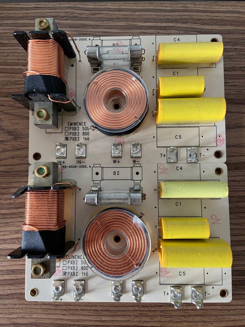 Eminence speaker crossover 1.6khz pair, Audio, Soundbars, Speakers ...