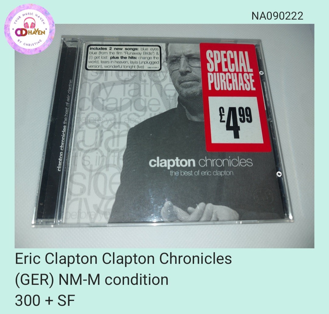 Eric Clapton Clapton Chronicles CD (unsealed), Hobbies & Toys, Music ...