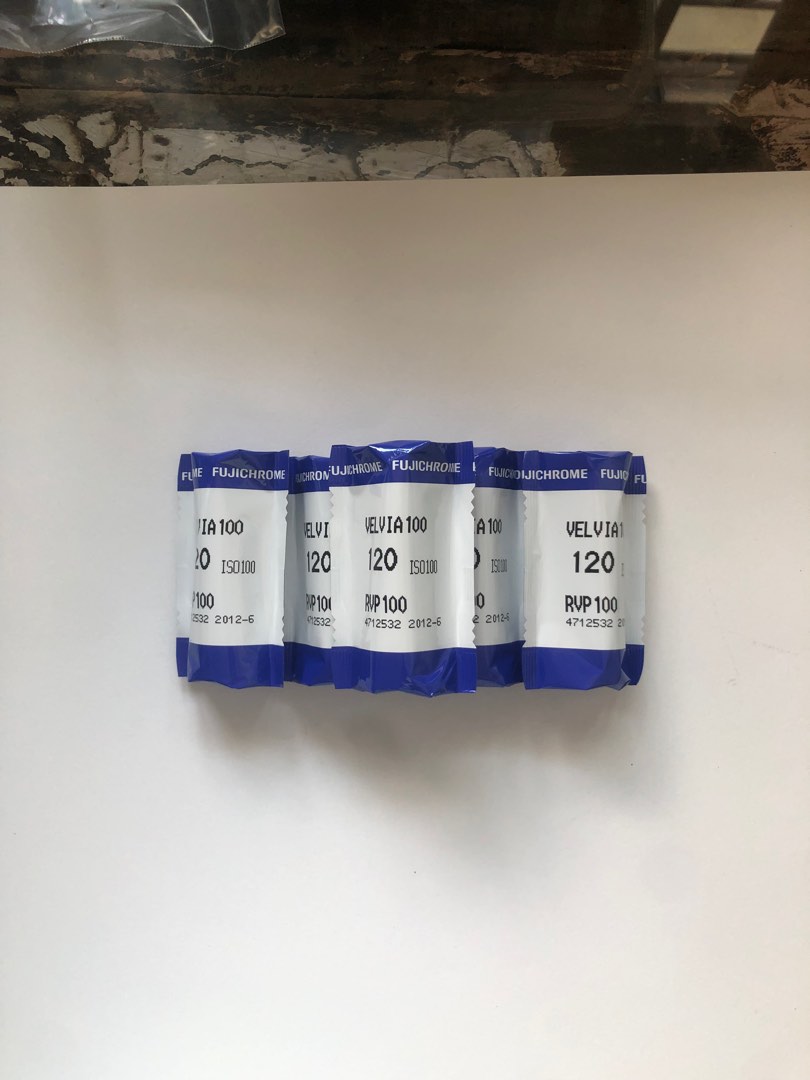 Expired FUJIFILM FUJICHROME Velvia 100 120mm Medium Format Film ...