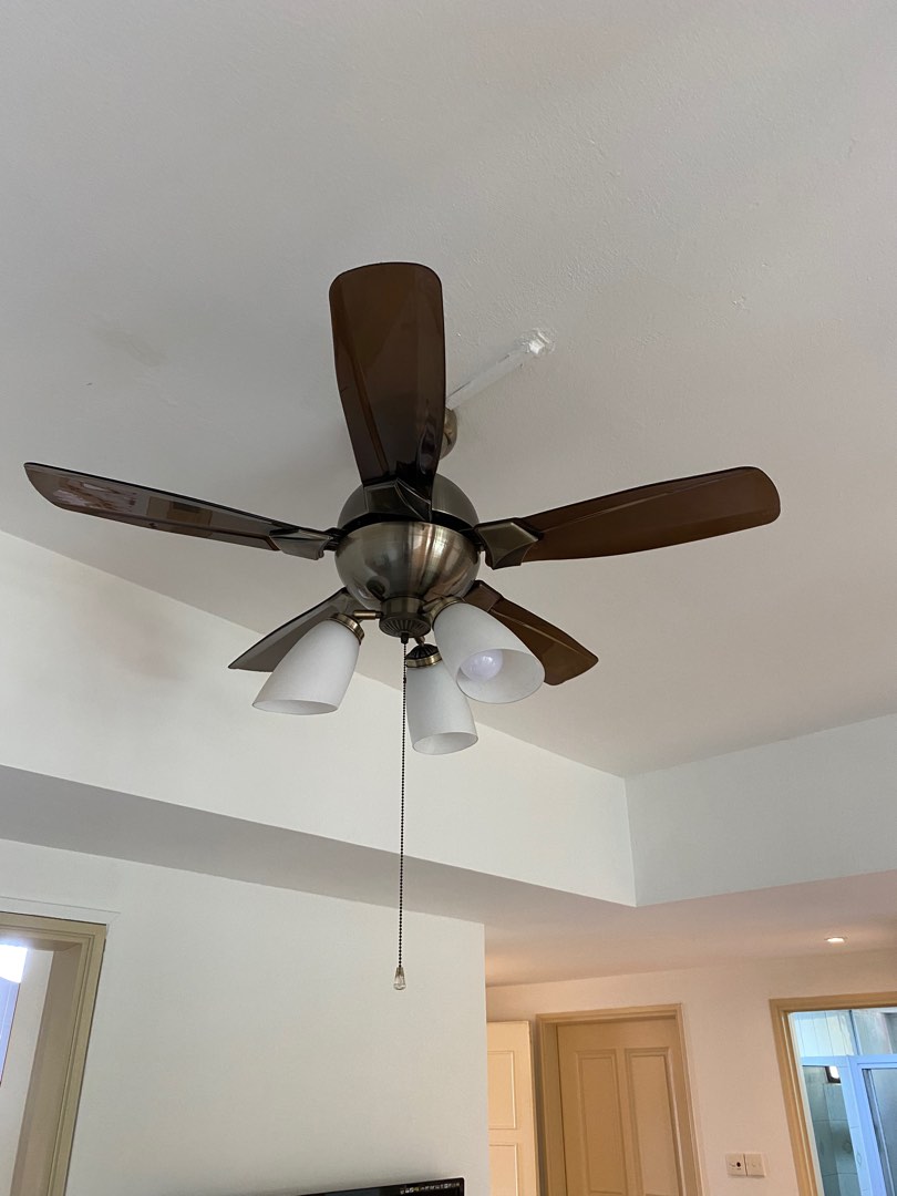 FANCO ceiling fan with lights, Furniture & Home Living, Lighting & Fans ...