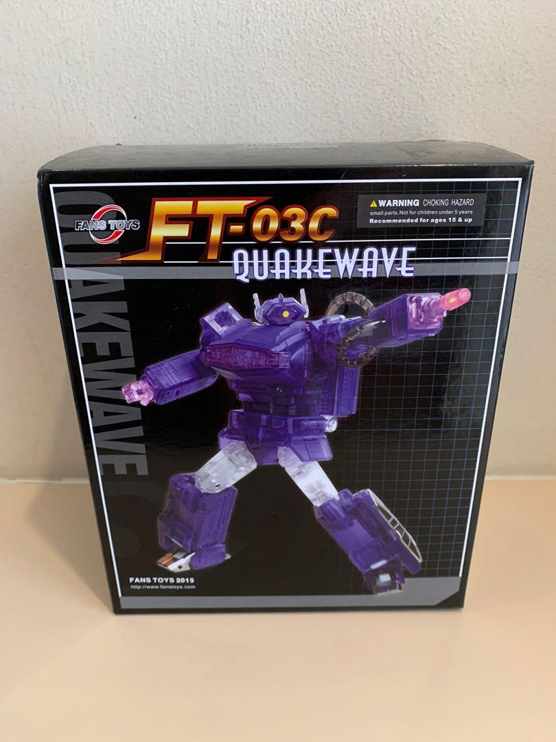 Fans Toys Quakewave Clear Version FT-03C - aka Transformers Shockwave, Hobbies & Toys, Toys ...