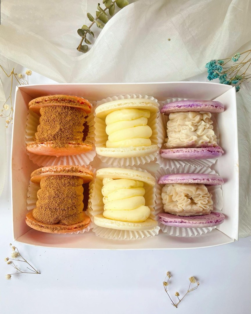 Fat macarons, Food & Drinks, Homemade Bakes on Carousell