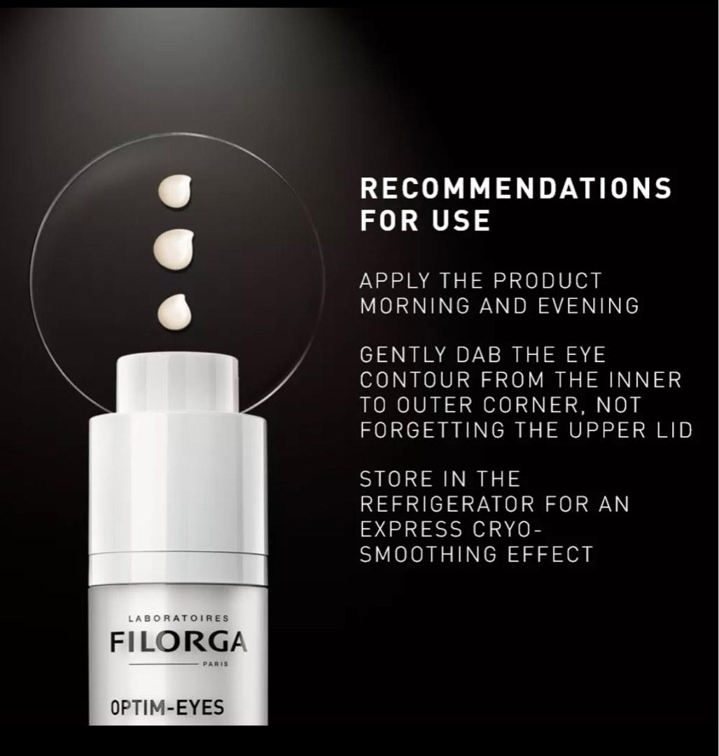 Filorga Optim-Eyes 3-in-1 eye contour cream 15ml, Beauty & Personal ...