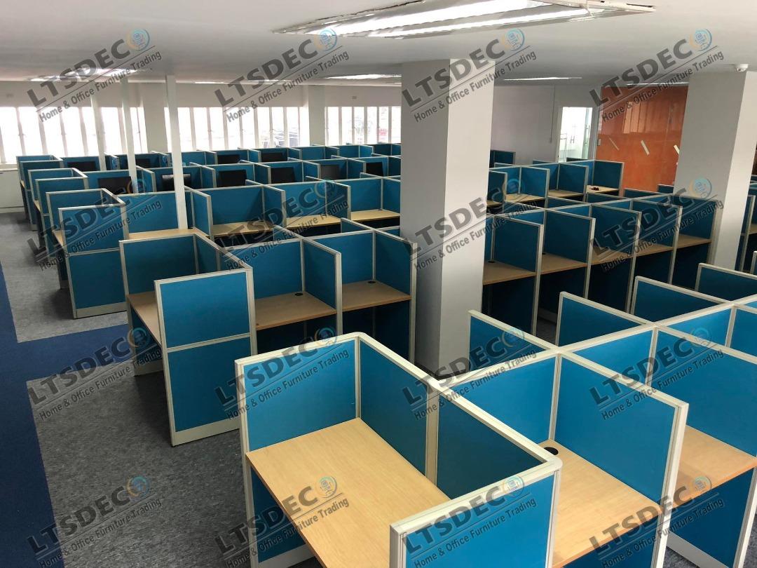 Fish-bone type Office Partition System, Call Center Type Workstations ...