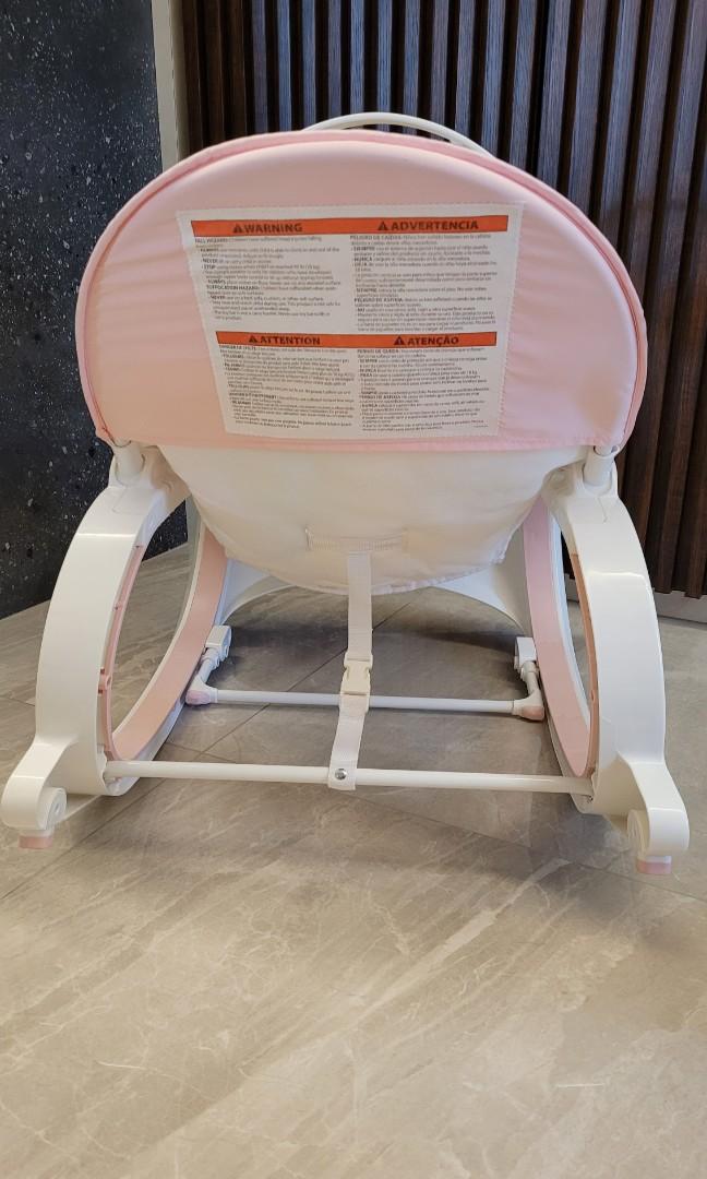Fisher price baby rocker - pink, Babies & Kids, Baby Nursery & Kids ...