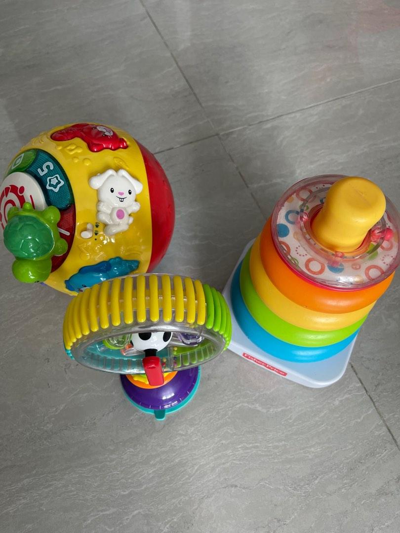 Fisher price Rock a Stack Stacking Rings, a shaker ring and Vtech ...