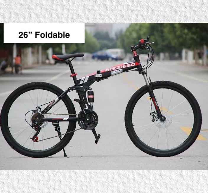 FREE DELIVERY 26" 21 Speed Foldable Folding Bicycle Mountain bike ...
