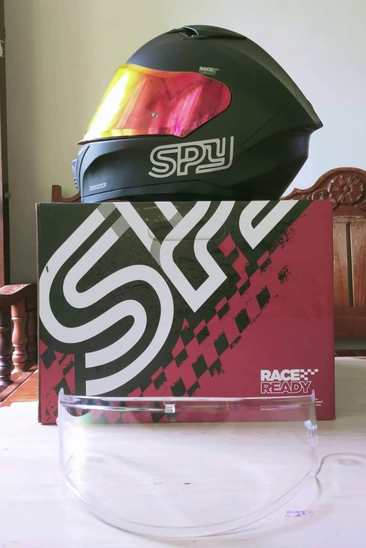 FS: Spyder Strike Helmet (Matte black) Medium, Motorbikes, Motorbike ...