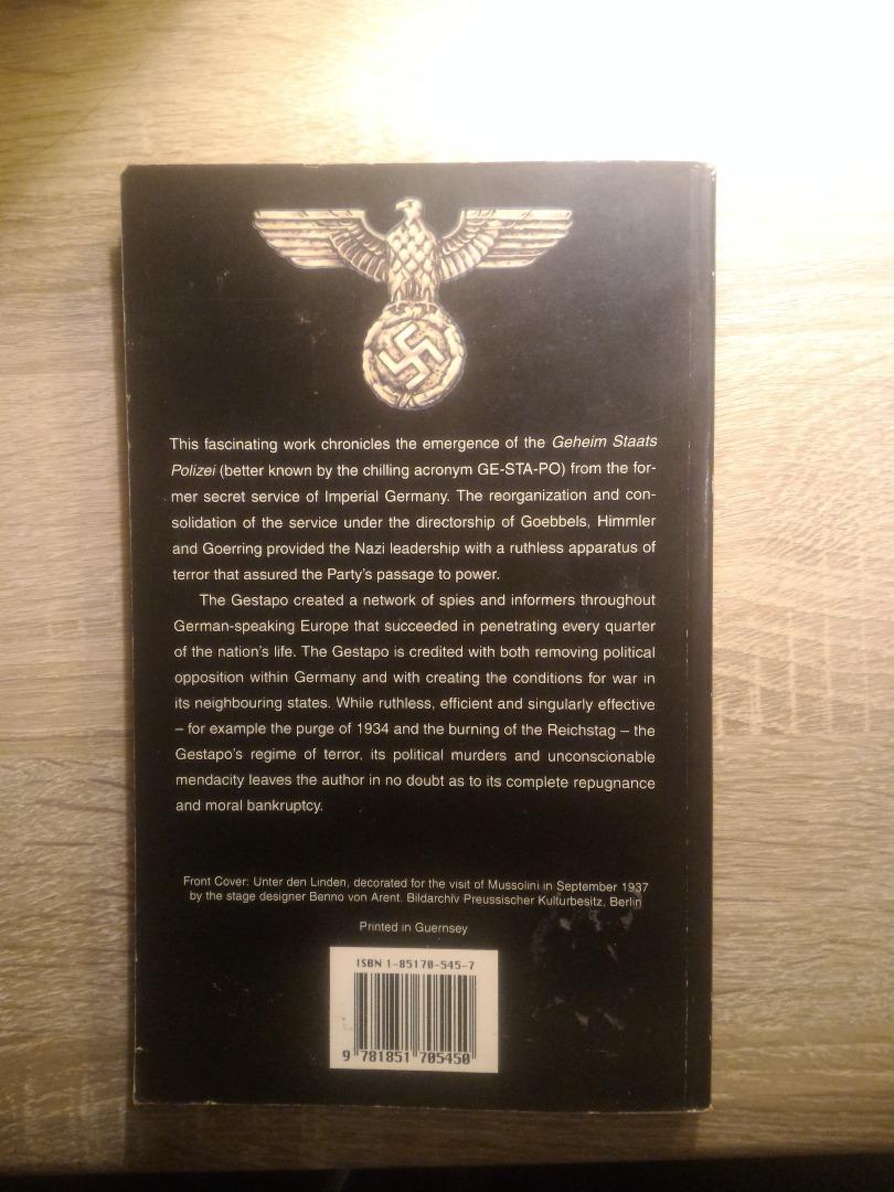 Gestapo: The History of the German Secret Service, Hobbies & Toys ...