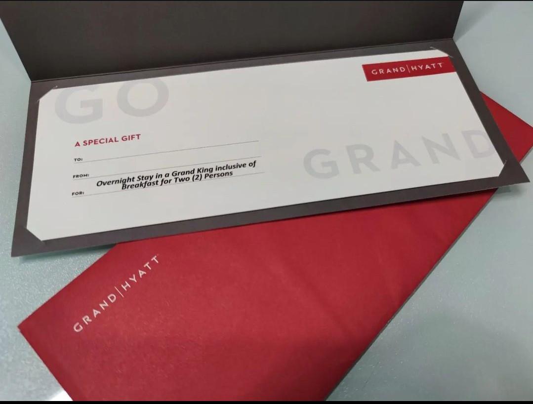 Grand Hyatt Manila, Tickets & Vouchers, Vouchers on Carousell