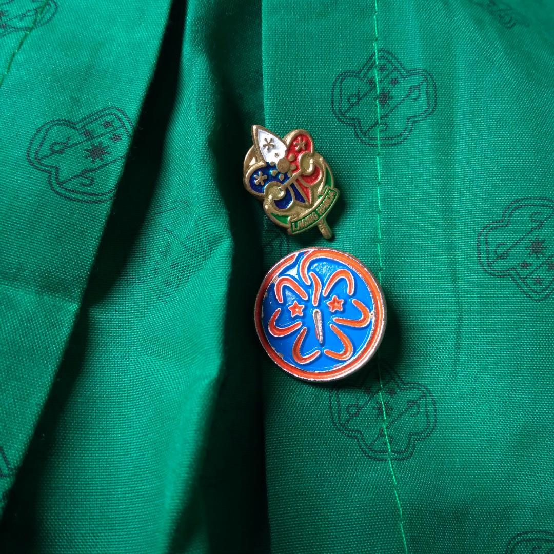 GSP Girls' Scout Uniform Complete Set with pins, socks, handkerchief ...