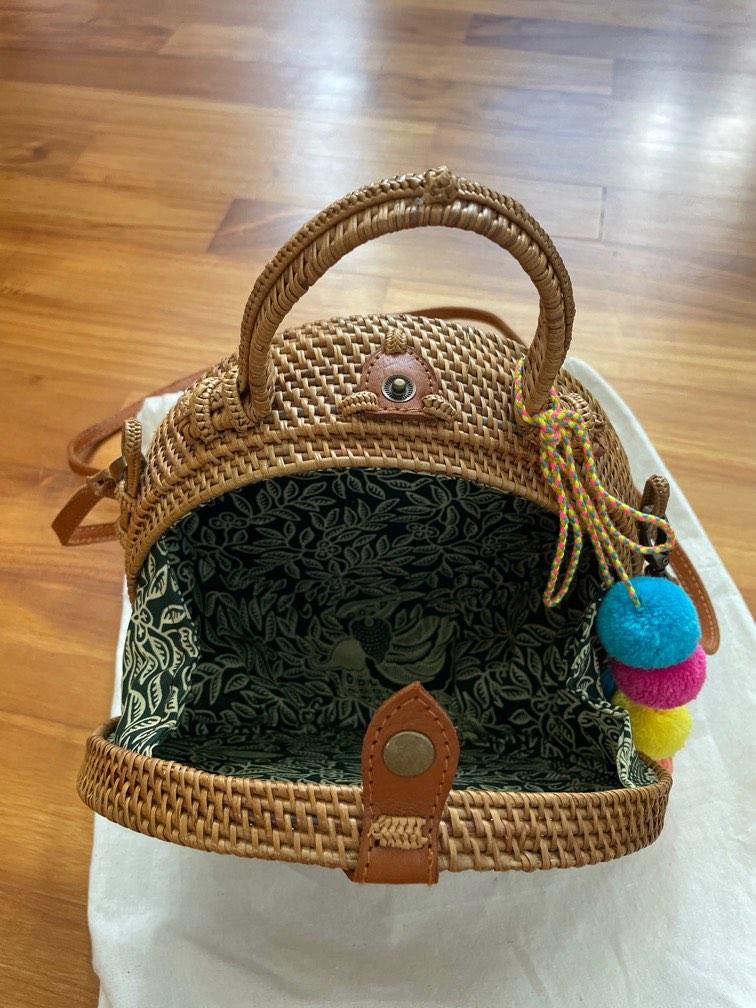Handmade rattan bag from Bali on Carousell