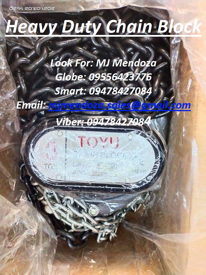 Heavy Duty Chain Block (0.25 - 100 Tons), Commercial & Industrial ...