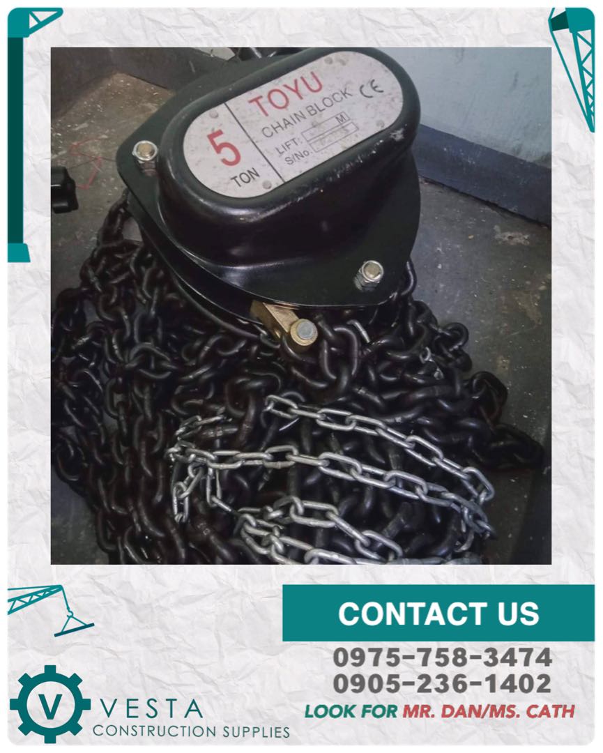 Heavy Duty Chain Block (Double Chain), Commercial & Industrial ...