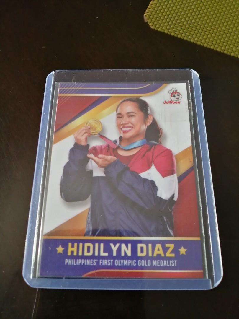 Hidilyn Diaz Limited Ed. Jollibee Cards set collectibles, Hobbies ...