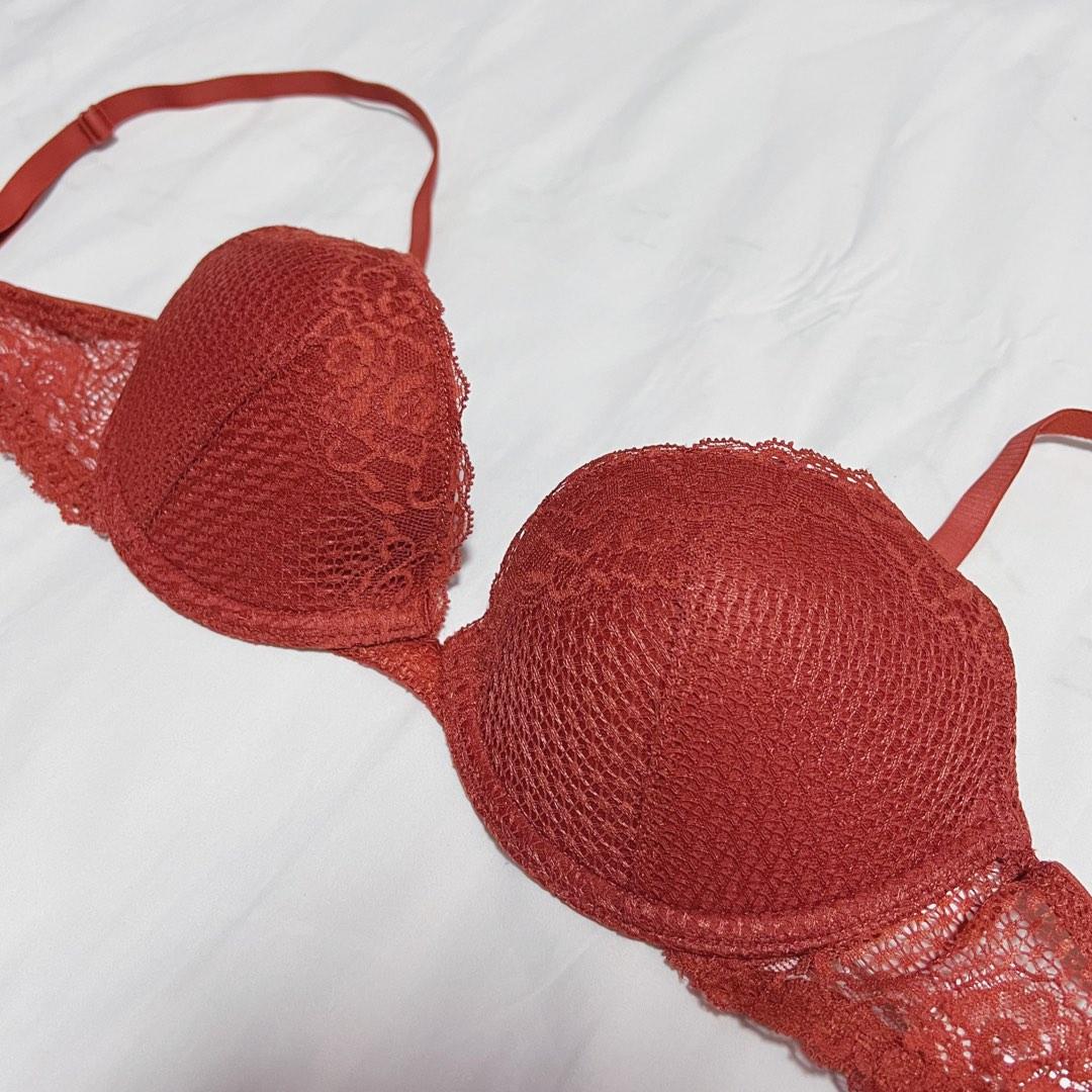 H&M Laced Bra in Burnt Orange - 70B/ 32B, Women's Fashion, New Undergarments & Loungewear on ...