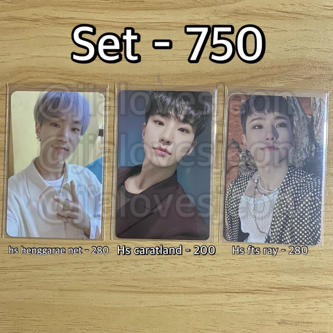 Hoshi set seventeen photocards, Hobbies & Toys, Memorabilia ...