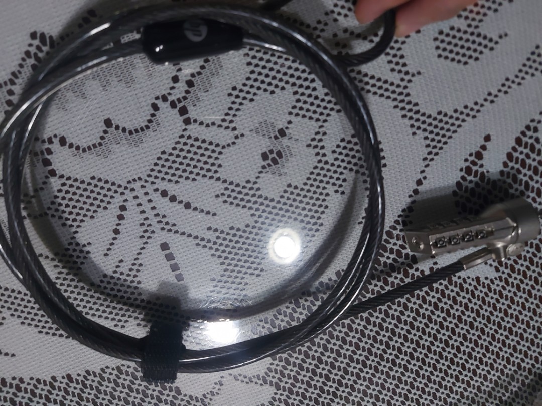 HP laptop cable lock, Computers & Tech, Parts & Accessories, Cables ...