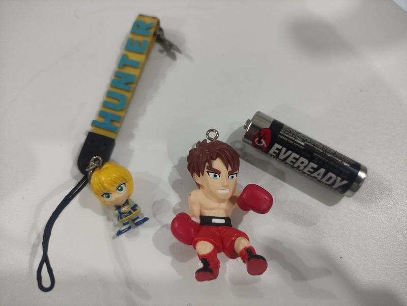 Hunter x Hunter Kurapika and Ippo's Vorg Zangief keychain figures ...