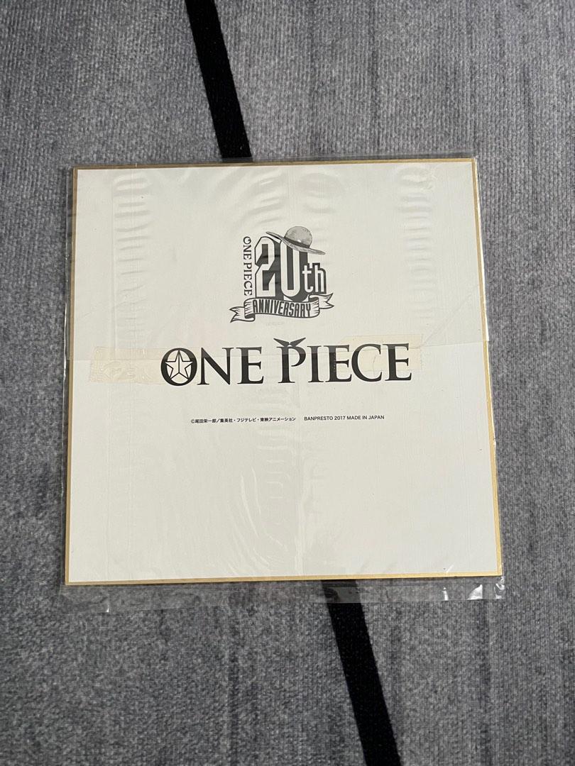 (OPM116) Ichiban Kuji One Piece Franky Kiwi Mozu 20th Anniversary Shikishi Art Board , Hobbies ...