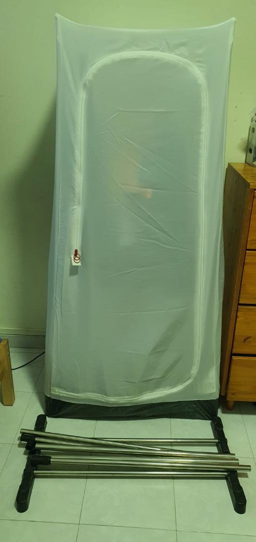 Ikea zipper tent wardrobe, Furniture & Home Living, Furniture, Shelves ...