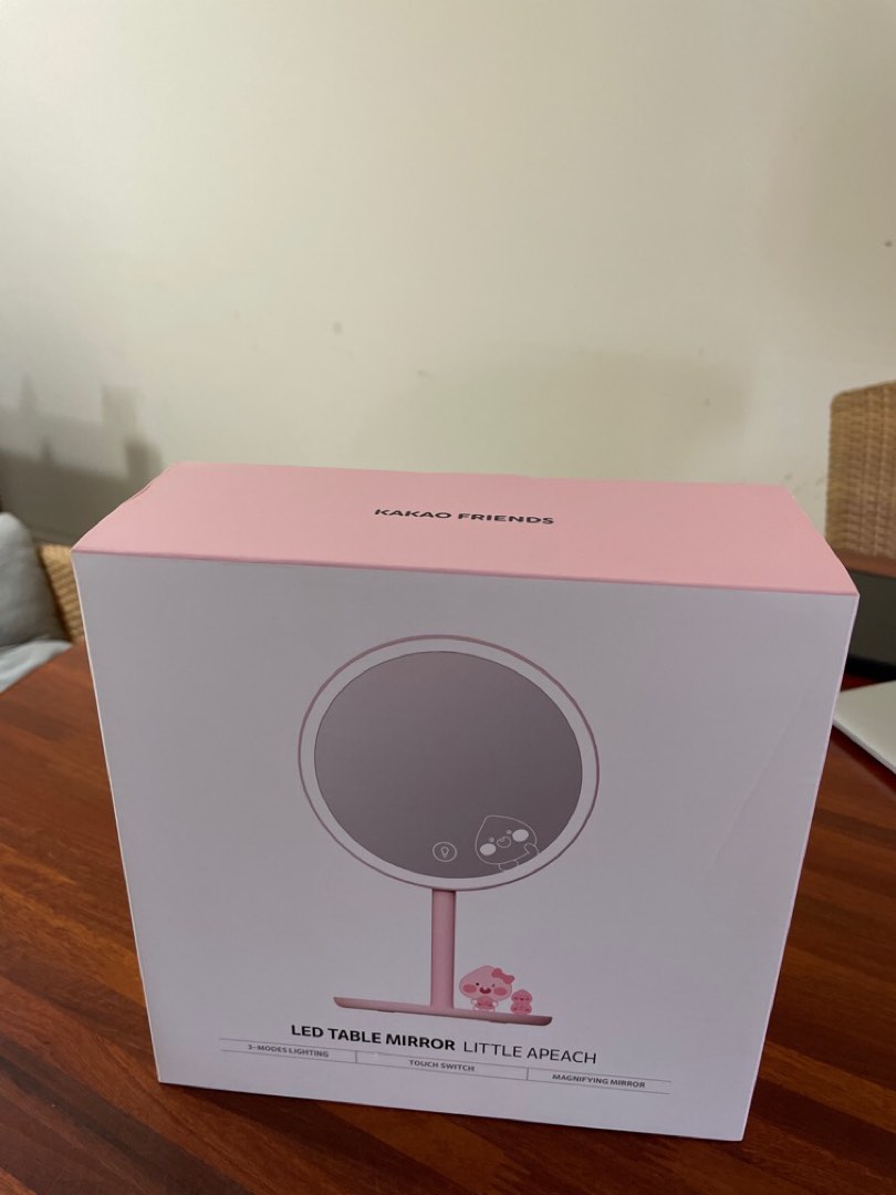 Kakao Friends LED table mirror, Furniture & Home Living, Home Decor ...