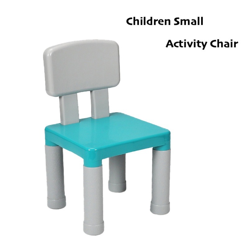 Kids Chair with Backrest Preschooler Study and Play Plastic Mini Chair ...