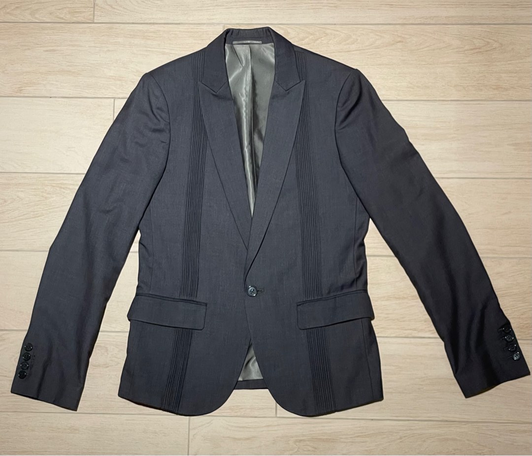 Dior Homme style - Grey Blazer (Kitterick) , 男裝, 外套及戶外衣服 - Carousell
