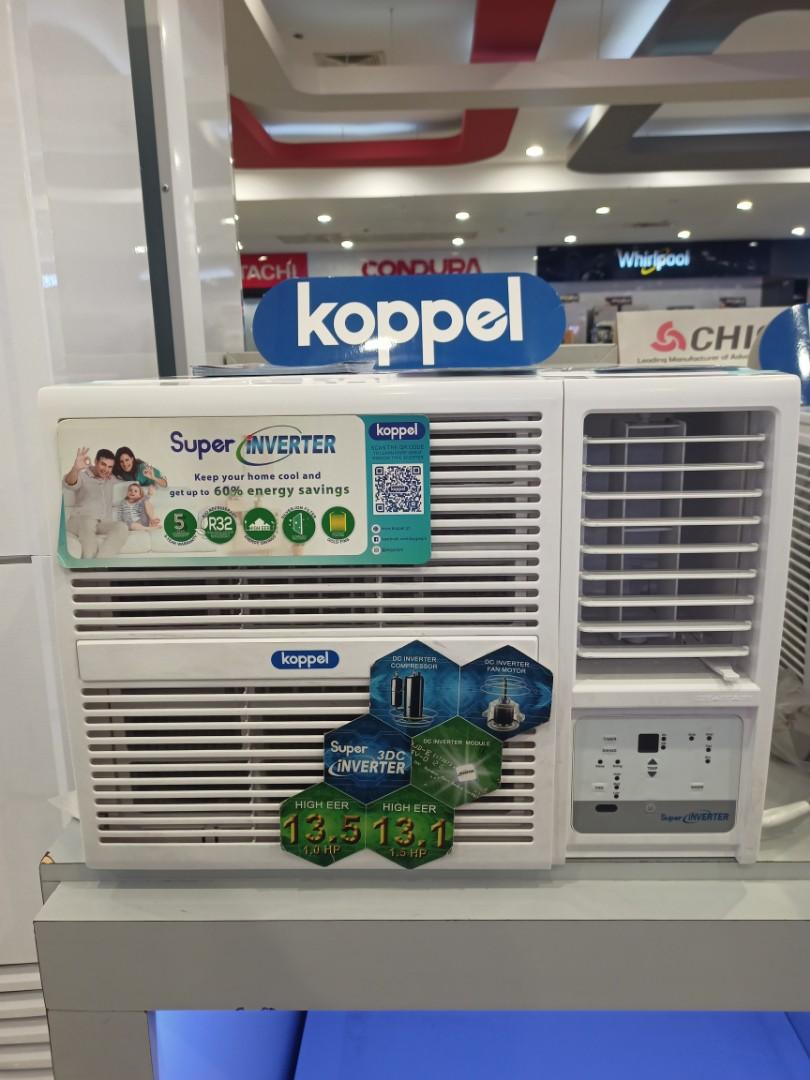 KOPPEL SUPER INVERTER WINDOW TYPE, TV & Home Appliances, Air ...