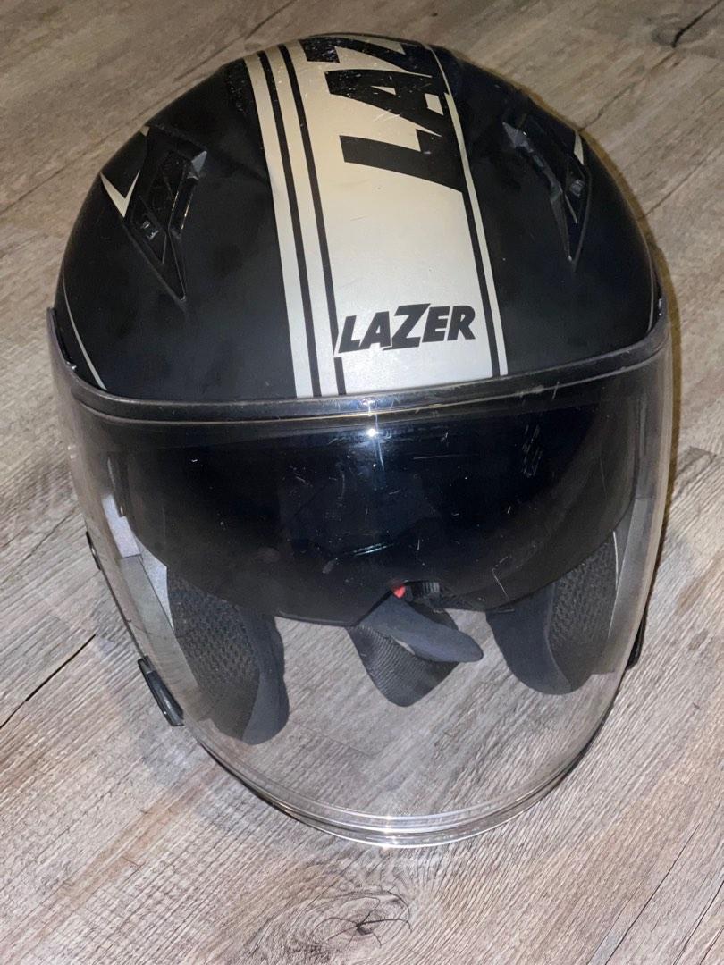 Lazer Helmet with Built In Sun Visor, Motorcycles, Motorcycle ...