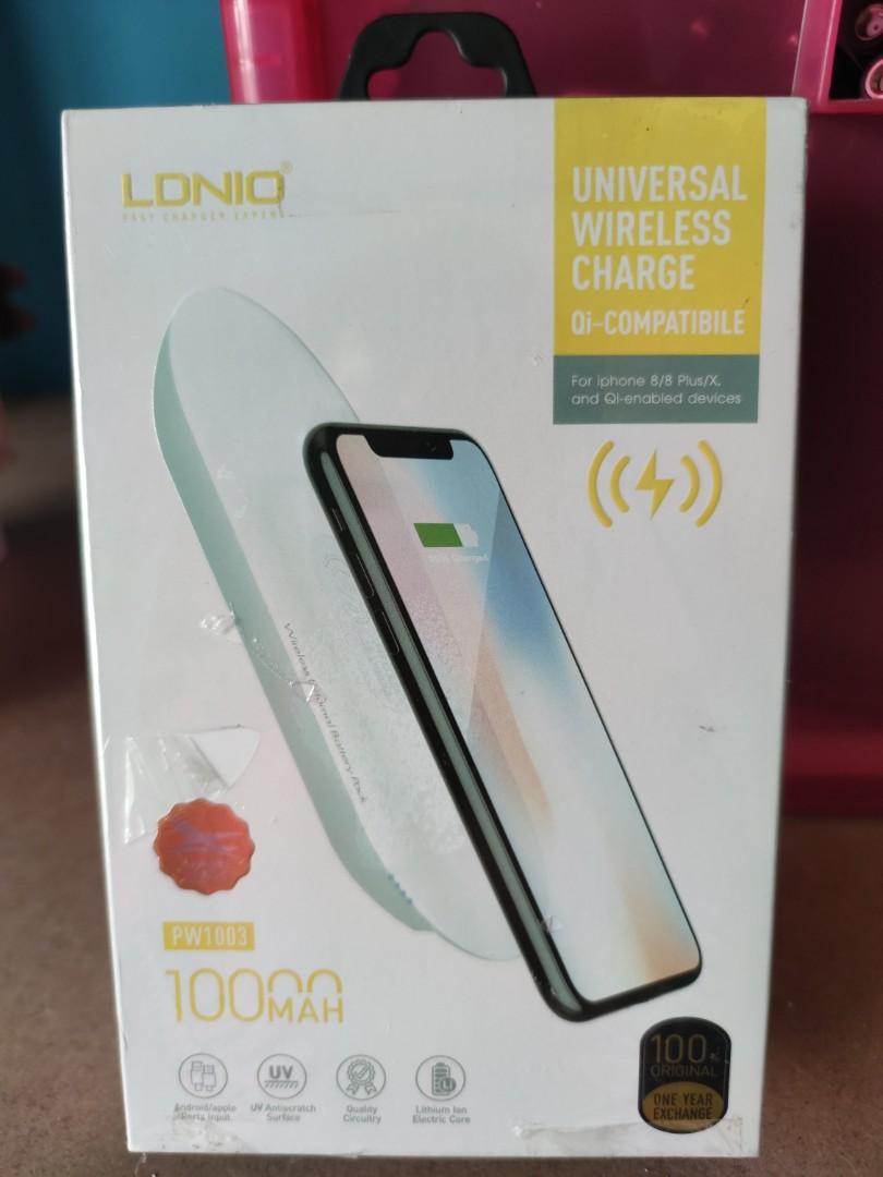 Ldnio 10000mAh wireless charging power bank, Mobile Phones & Gadgets ...