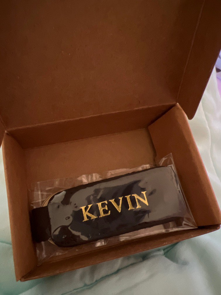 Leather "Kevin" name keychain, Hobbies & Toys, Stationery & Craft ...