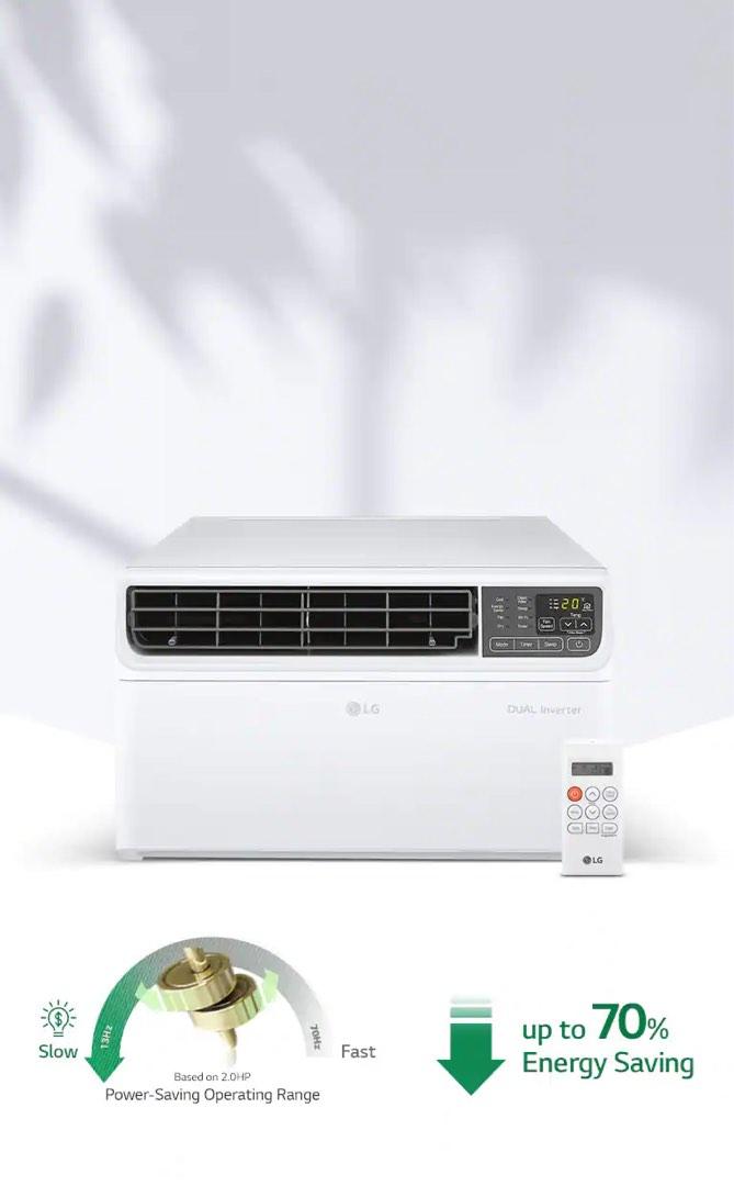 LG DUAL INVERTER WINDOW TYPE 1HP FOR SALE, TV & Home Appliances, Air ...