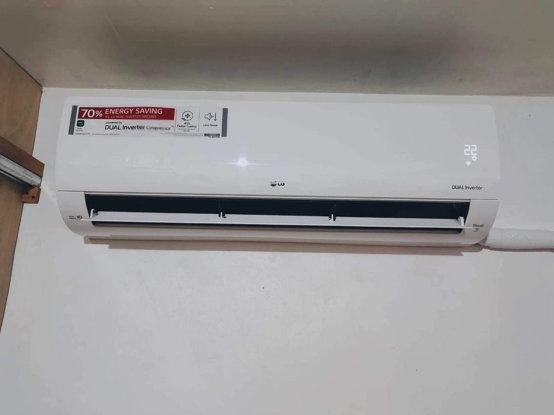 LG SPLIT TYPE INVERTER AIRCON WITH FREE INSTALLATION, TV & Home ...