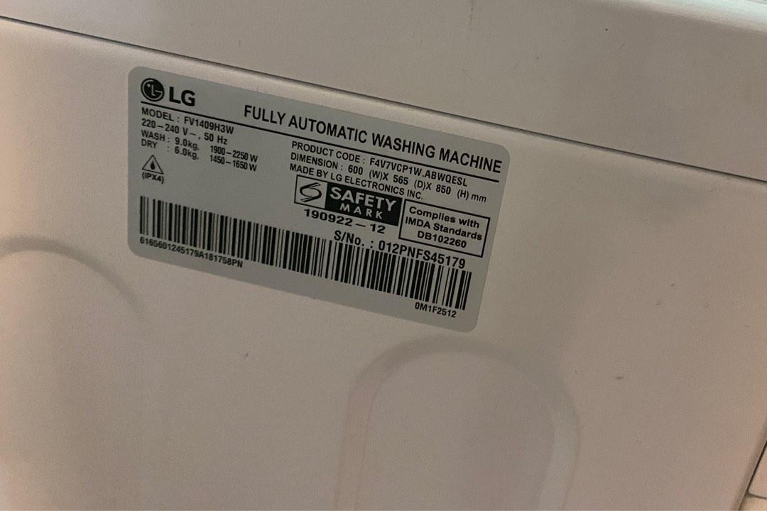 LG Washer+Dryer 2 in 1, TV & Home Appliances, Washing Machines and ...