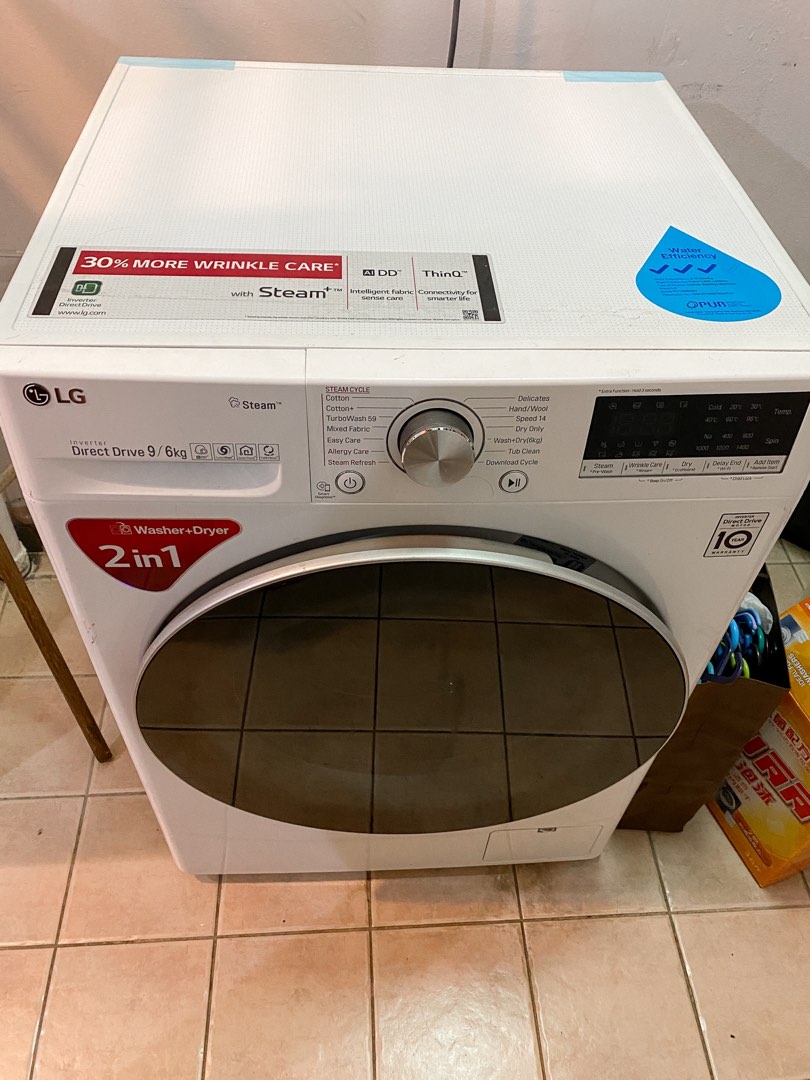 LG Washer+Dryer 2 in 1, TV & Home Appliances, Washing Machines and ...