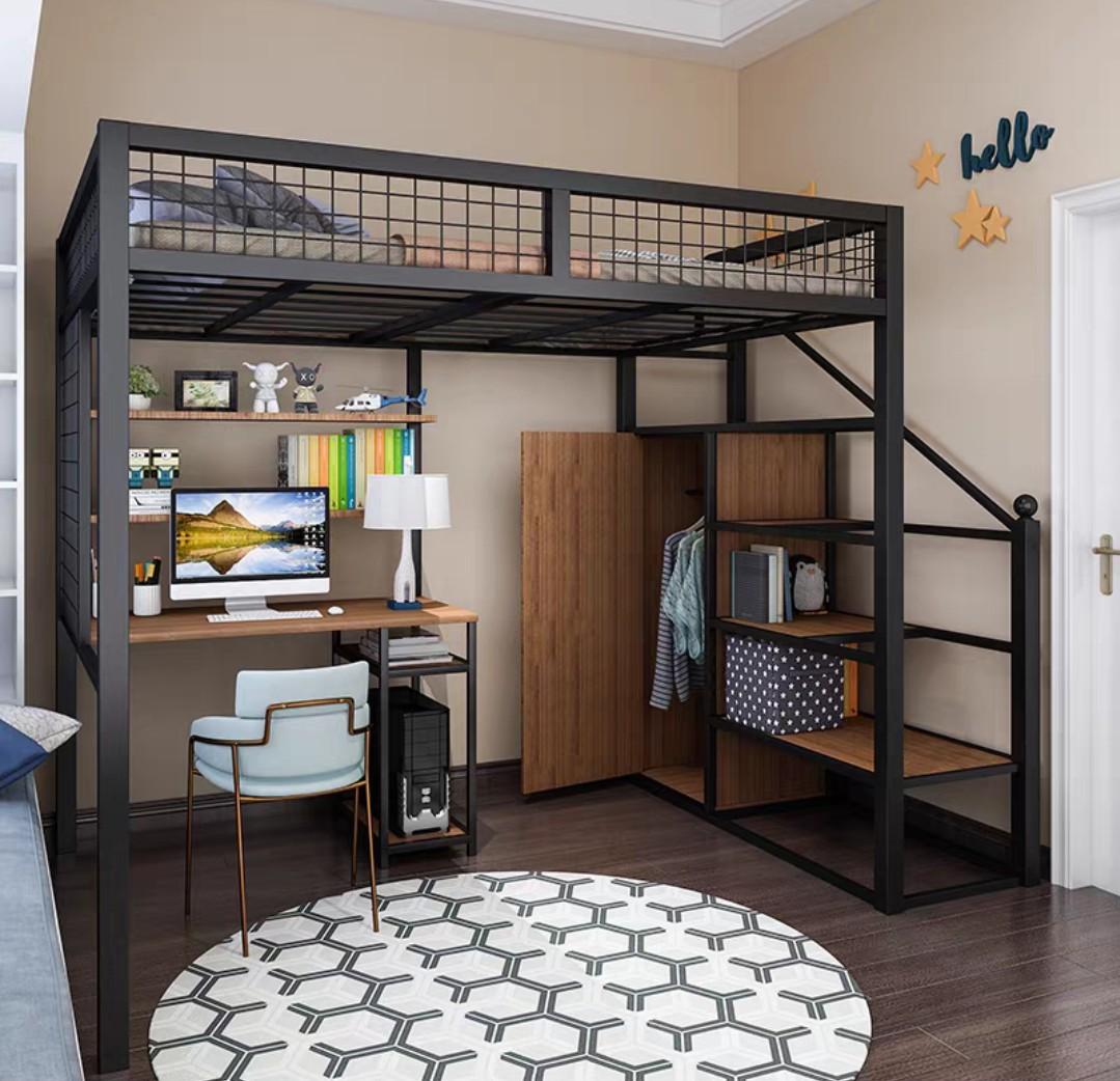 Loft bed customize /single/super single /king size loft bed customized ...