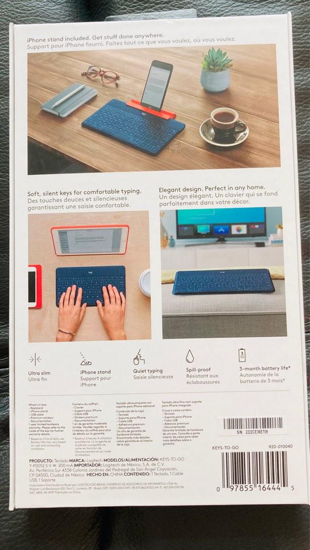 Logitech Keys-To-Go Ultra Slim Keyboard, Computers & Tech, Parts ...