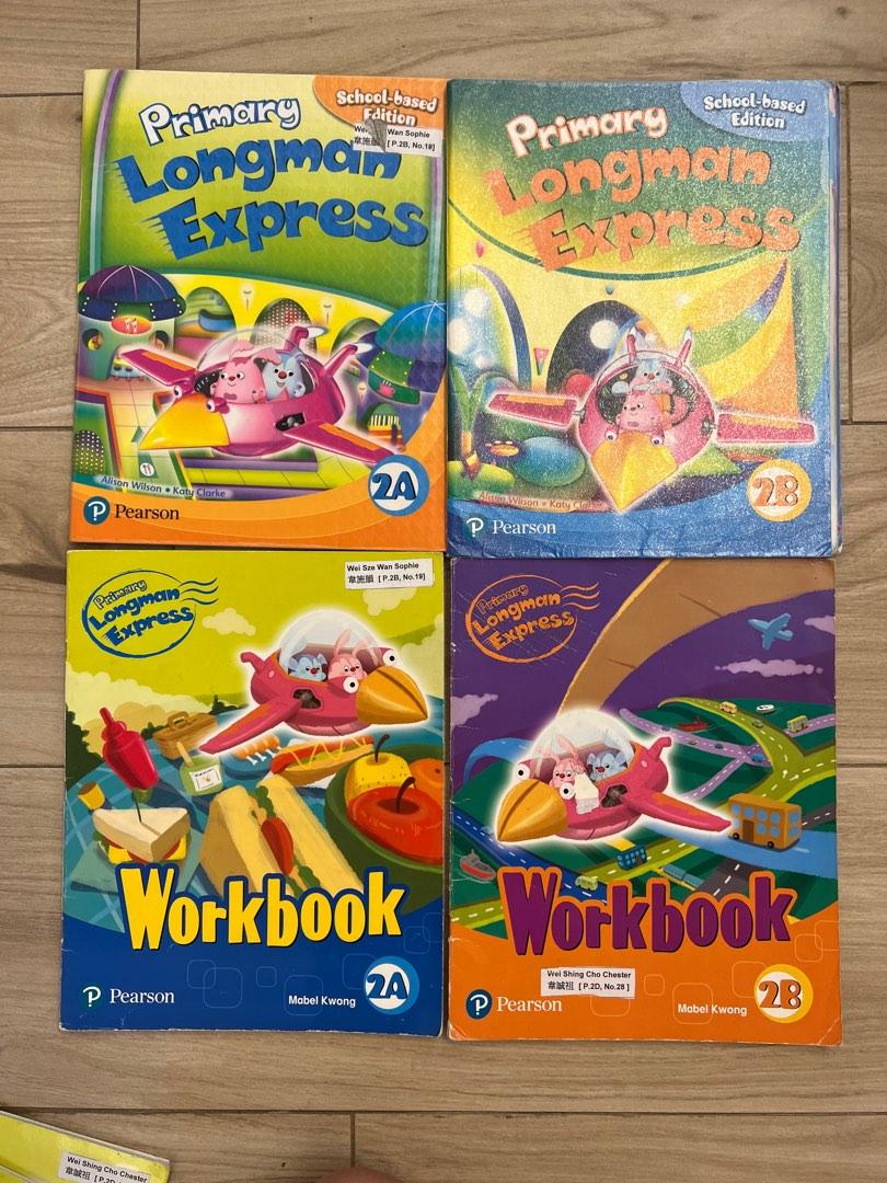 Longman Express Pearson English 英文書 二年級2 A, 2B 連workbook School based ...