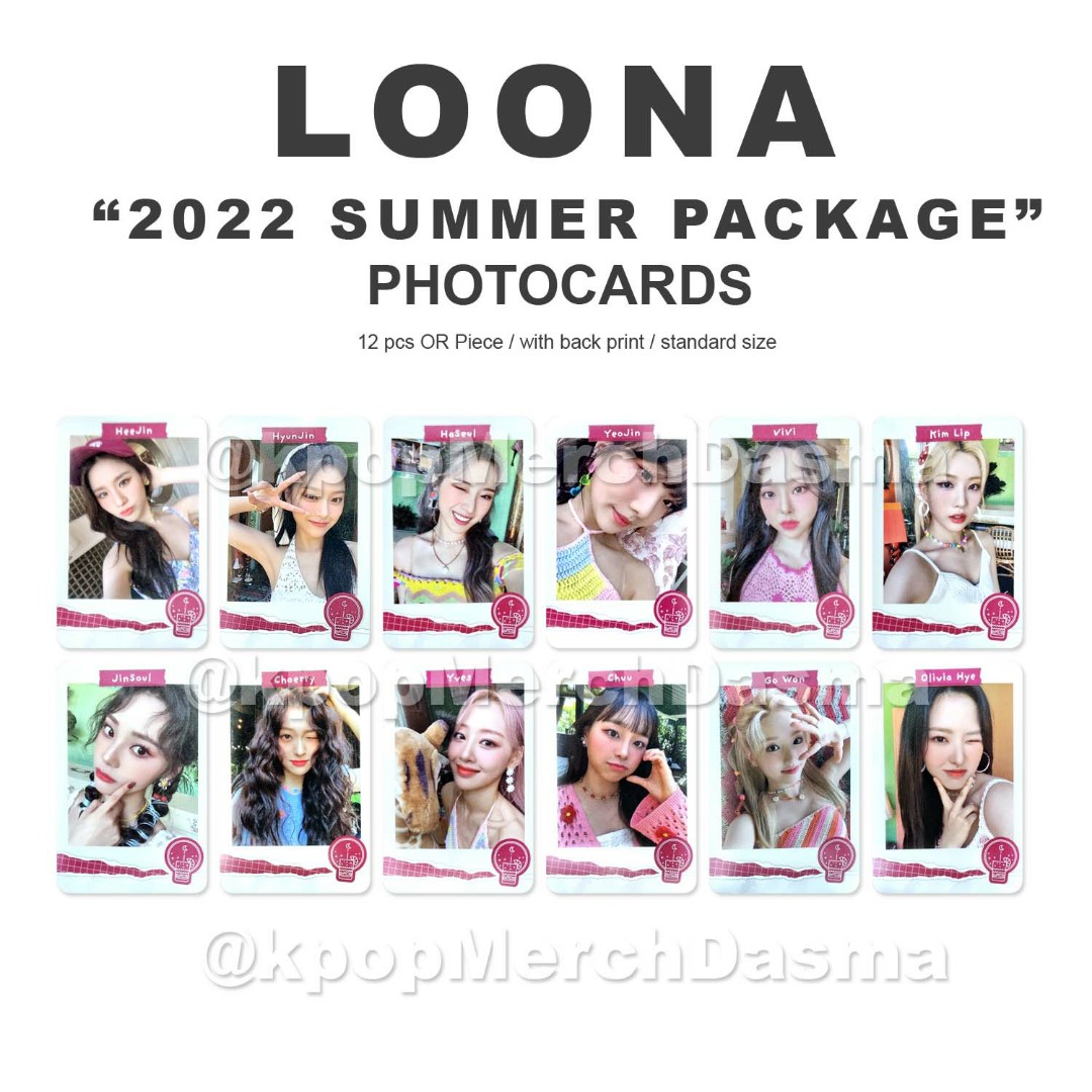 LOONA 2022 Summer Package Photocards (Please read the description), Hobbies & Toys, Memorabilia ...