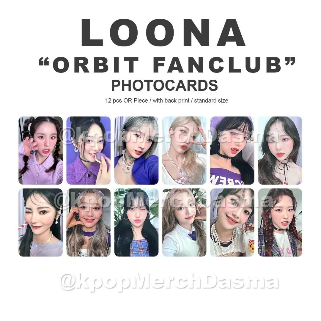 Loona Orbit Fanclub Photocards (Please read the description), Hobbies & Toys, Memorabilia ...