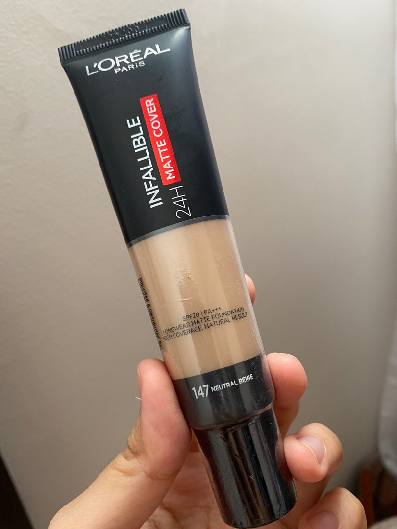 Loreal Infallible 24H Matte Cover Foundation SPF 20 in shade 147 ...