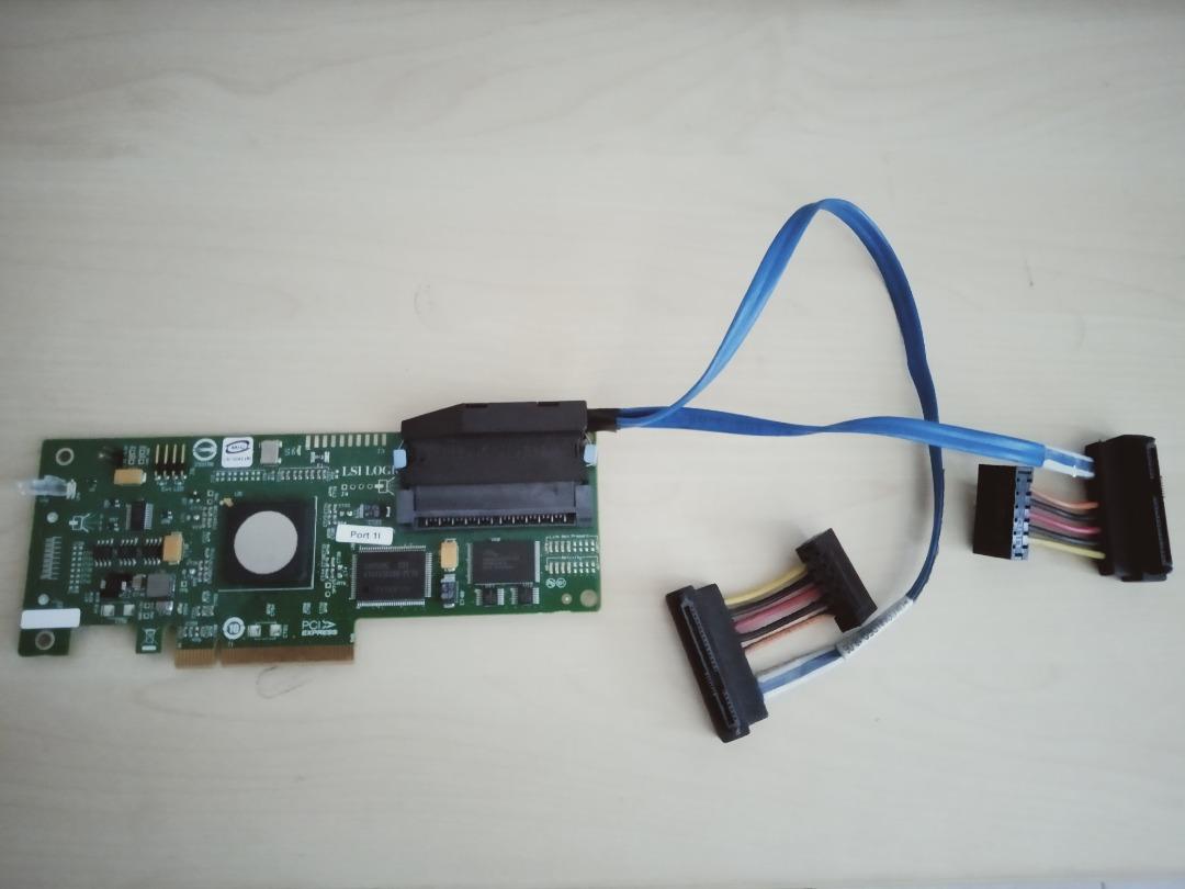 Lsi Logic Sas Raid Host Bus Adapter Sas Cable Computers And Tech