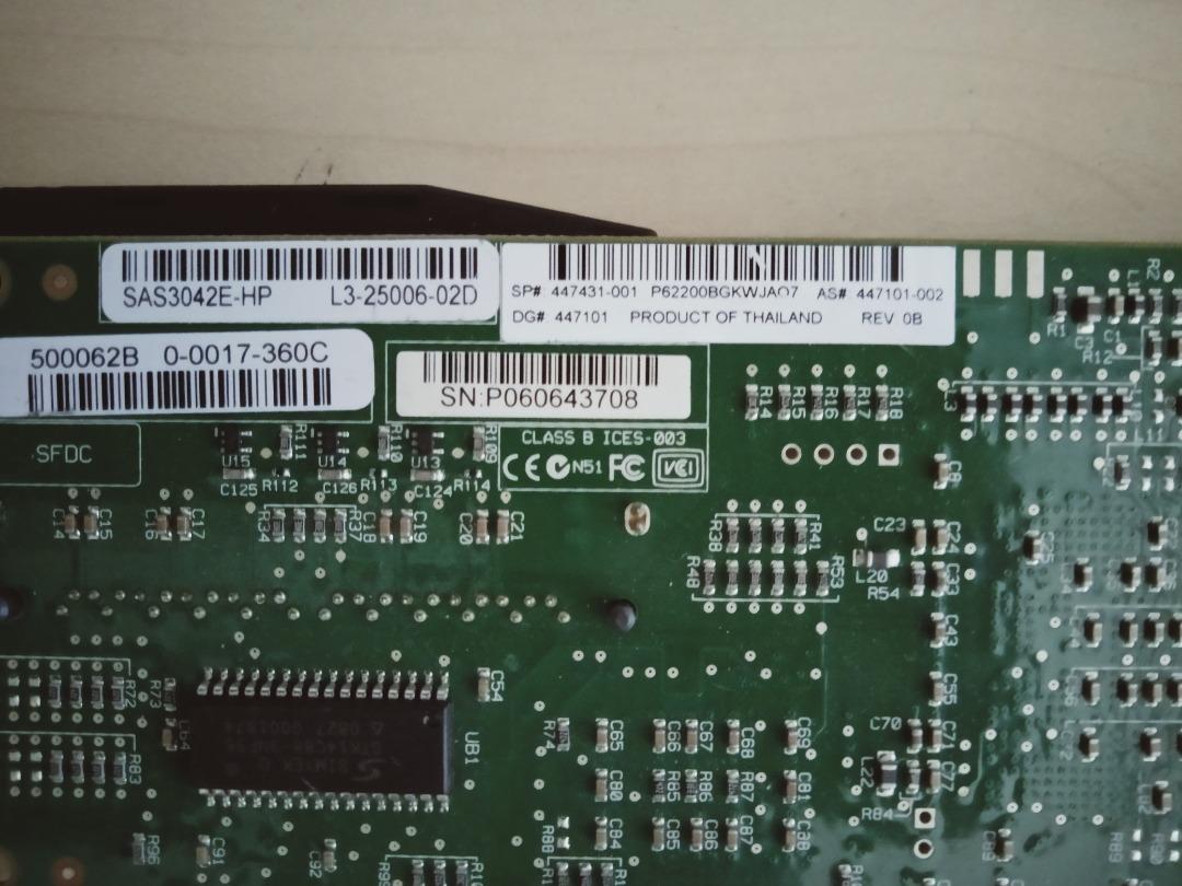 Lsi Logic Sas Raid Host Bus Adapter Sas Cable Computers And Tech
